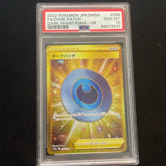 Pokemon | Toys | Psa Dark Patch Ur Secret Rare Dark Phantasma 2022 ...